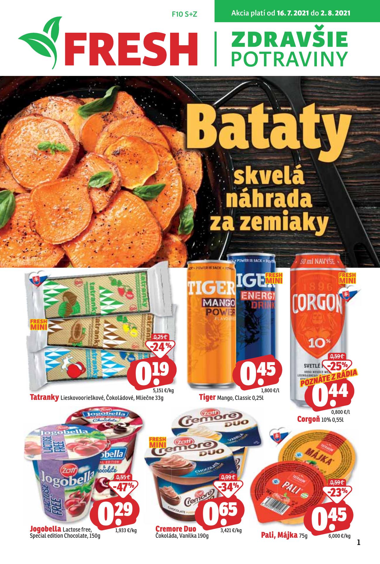 Leták.sk - Fresh akciový leták platný od 16.07.2021