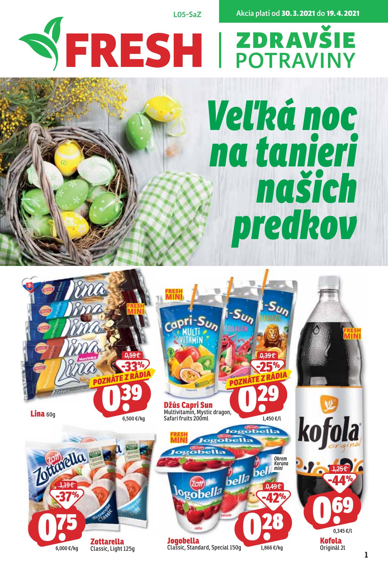 Leták.sk - Fresh akciový leták platný od 30.03.2021