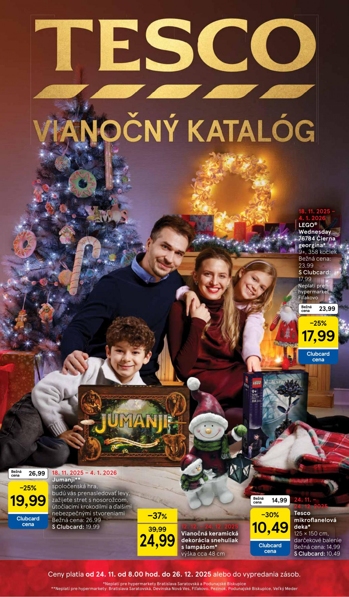 Leták.sk - Tesco leták tesco vianoce platný od 24.11.2025 - strana 1